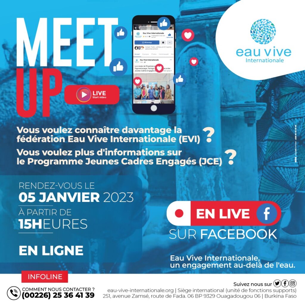 MEET UP Eau Vive Internationale - EAU VIVE INTERNATIONALE